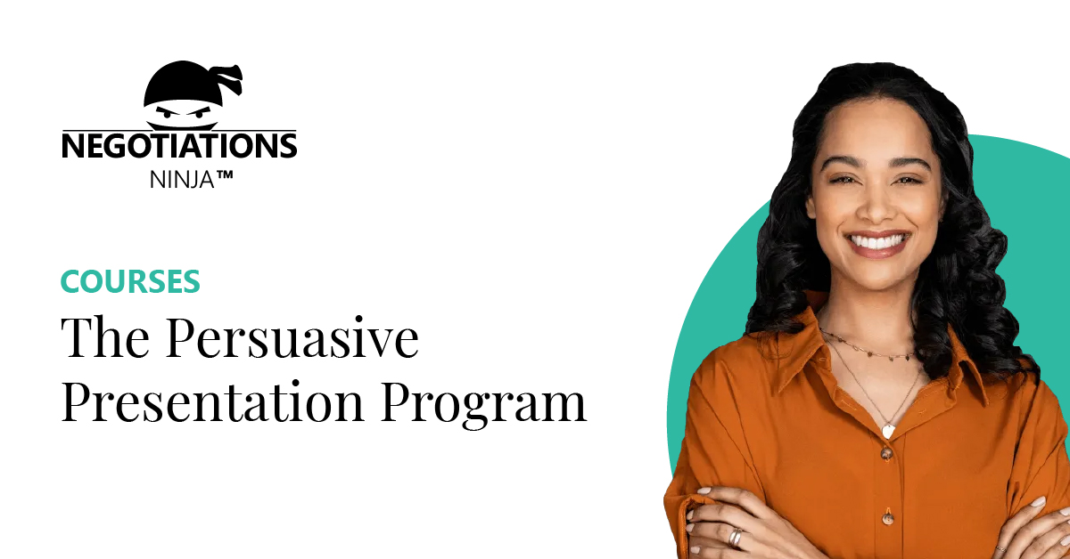 Persuasive Presentation Resources | Negotiations Ninja
