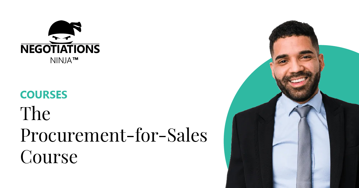 Procurement Training for Sales | Negotiations Ninja