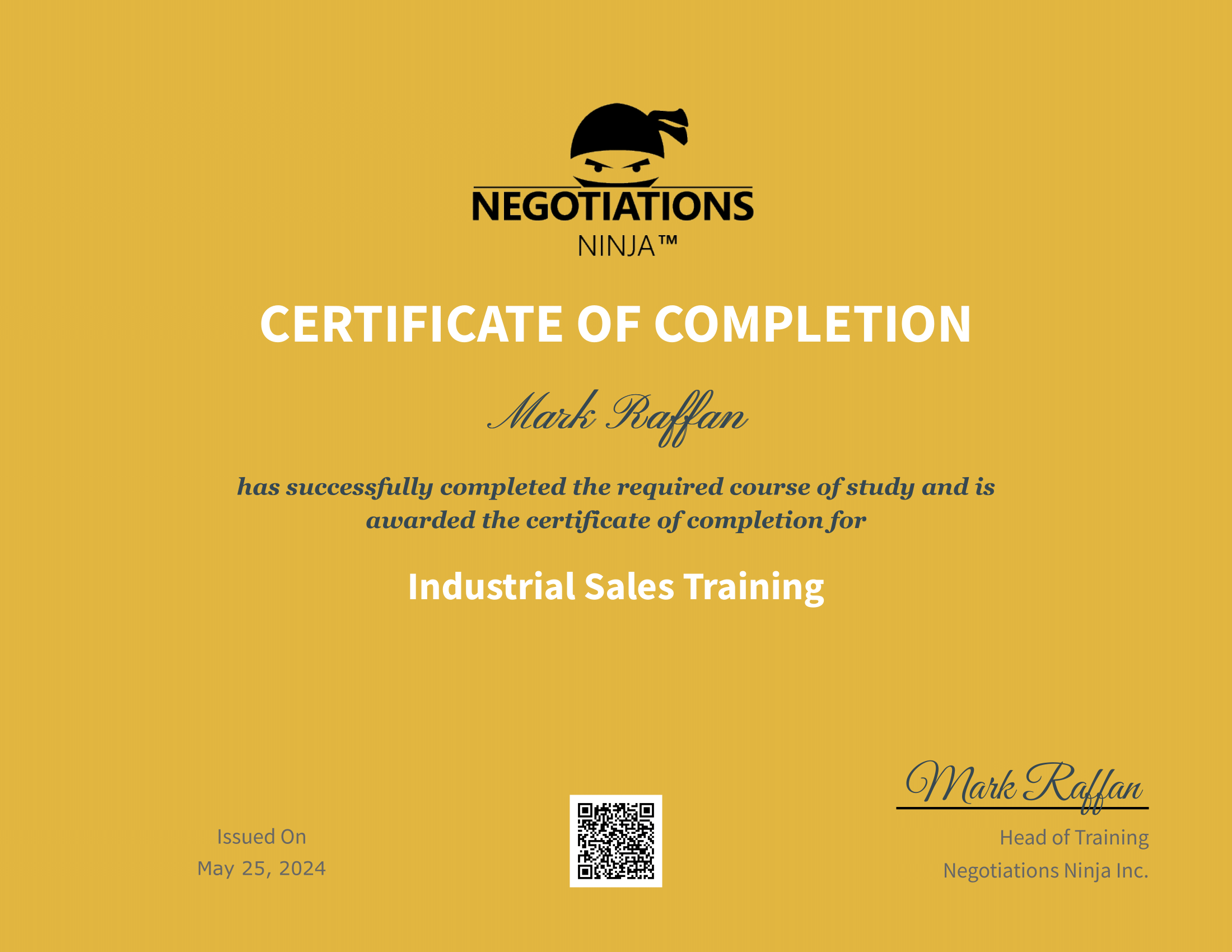 Industrial Sales Training | Negotiations Ninja